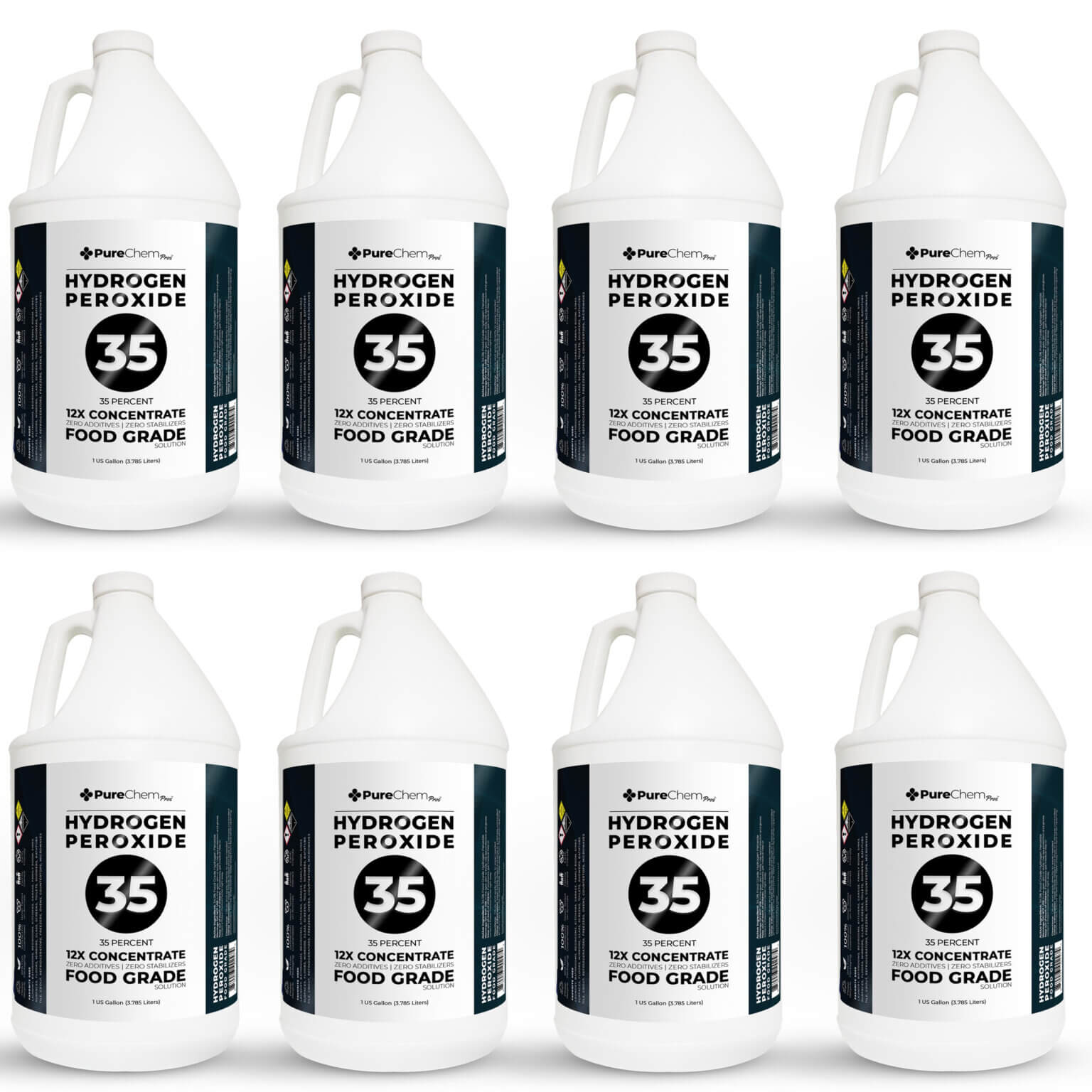 Food Grade 35% Hydrogen Peroxide | Bulk Gallons & Bottles